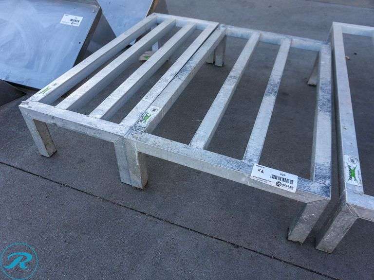 (2) Aluminum Dunnage Racks - Roller Auctions