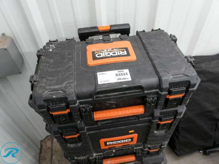 (4) Ridgid Toolboxes - Roller Auctions