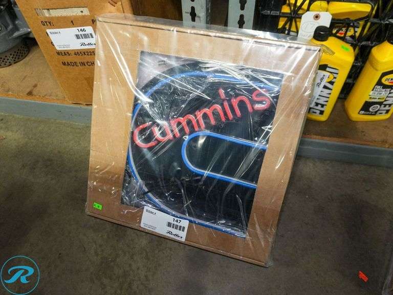 New Cummins LED Sign - Roller Auctions