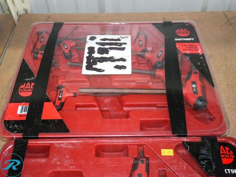 (2) Mac Tool T-Handle Hex Key Sets - Roller Auctions