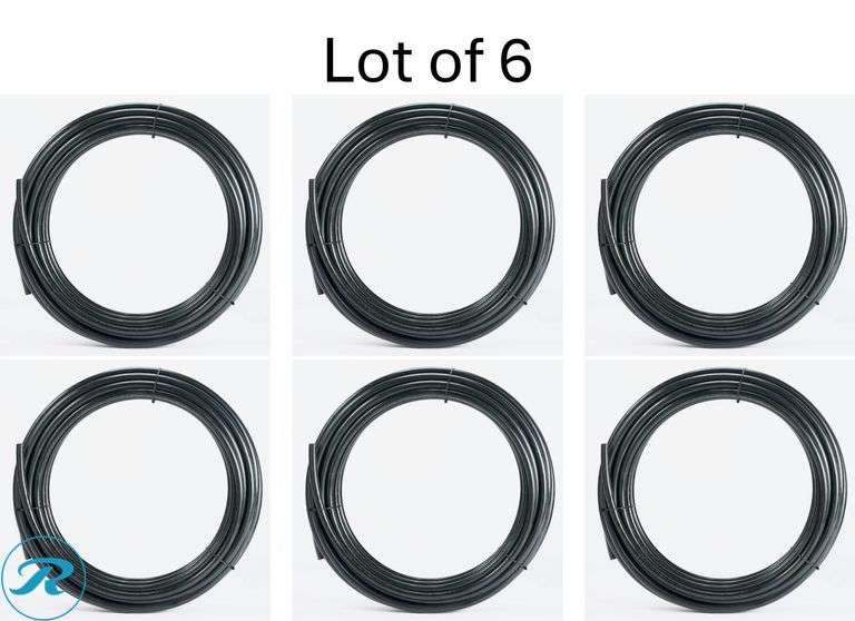 (6) IPEX 1 1/4" x 1000 ft 100 PSI Polyethylene Pipe - Roller Auctions