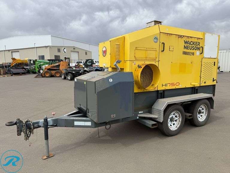2010 Triton Wacker Nelson HI750 T/A Pull Behind Heater - Roller Auctions