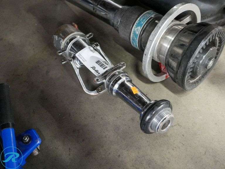 Task Force Tips and Elkhart Brass Fire Hose Nozzles and (2) Fire Hose Intake Valves - Roller ...