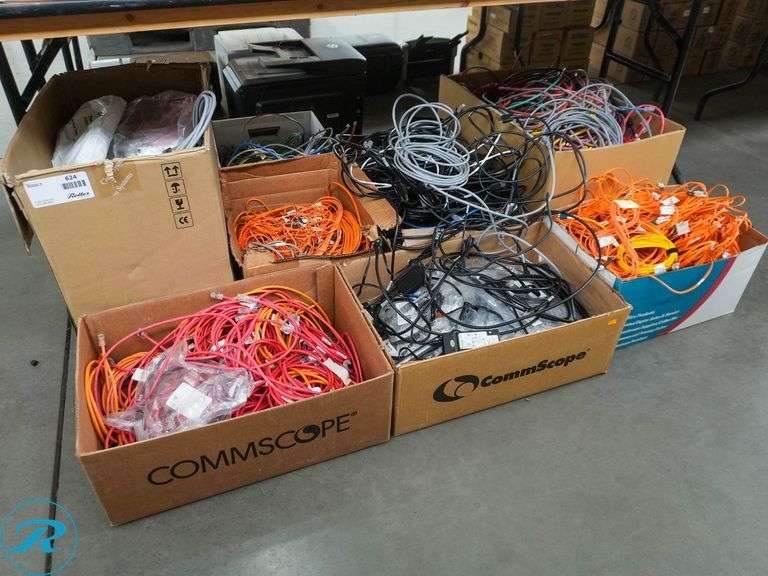 (8) Boxes of Cords - Roller Auctions
