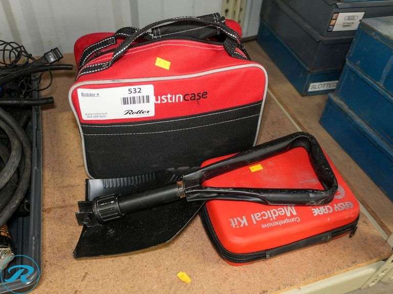 Justin Case Roadside Kit, Trenching Tool and First Aid Kit - Roller ...