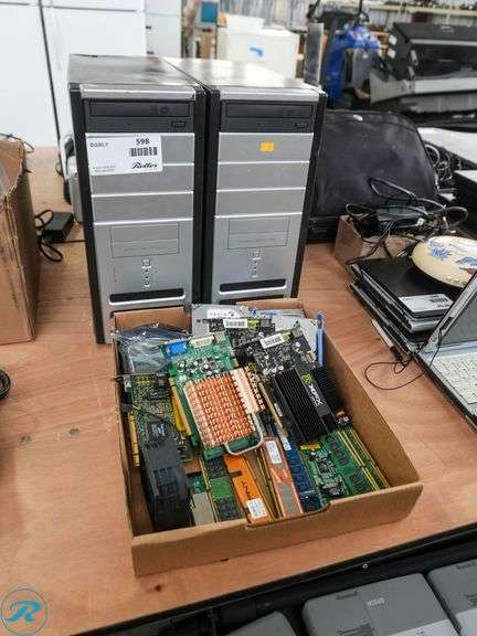 (2) CPUs and Tray of CPU Gaming Components - Roller Auctions