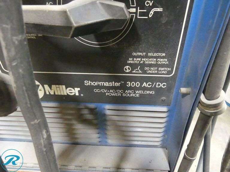 Miller Shopmaster 300 AC/DC Welder With Wire Feeder, 200/230/460V ...