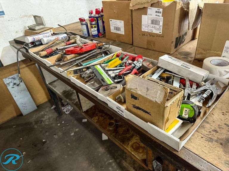 (5) Trays of Hand Tools - Roller Auctions