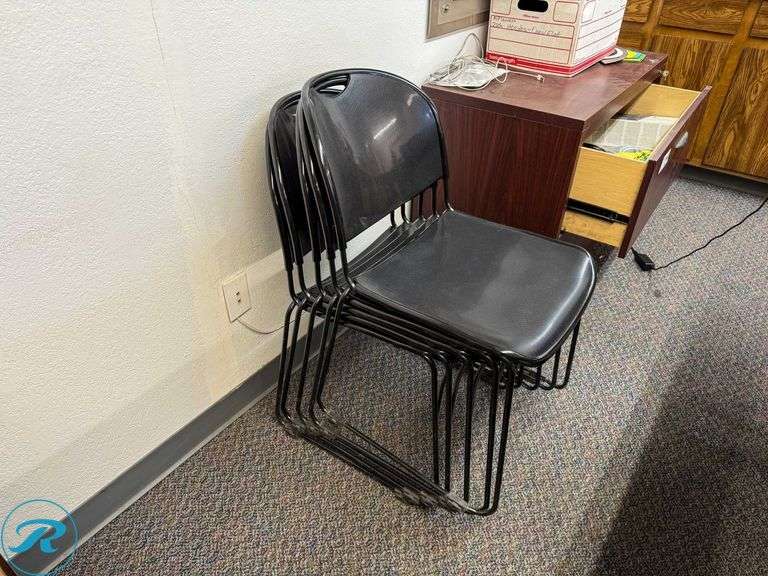 (5) Stacking Chairs - Roller Auctions