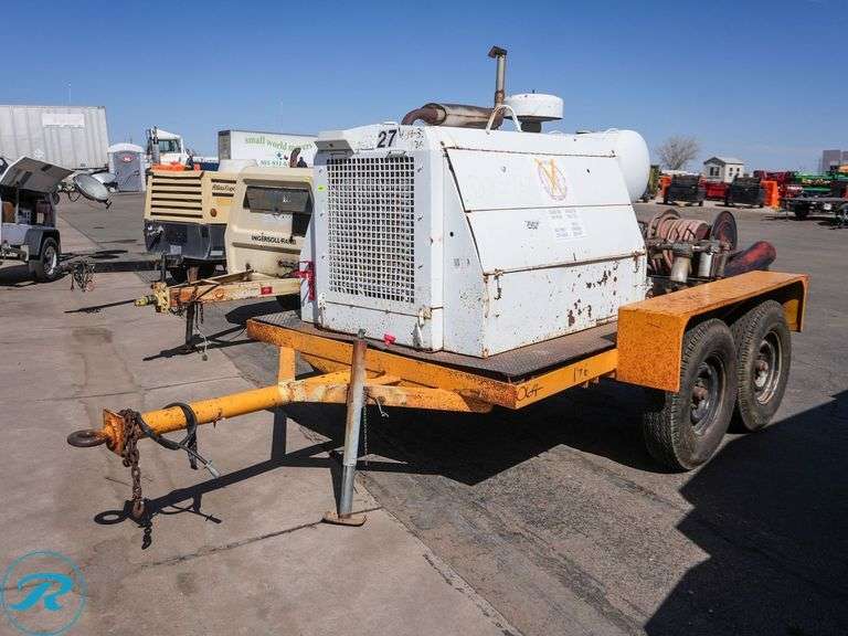 1973 Ingersoll-Rand GRR160 Towable Air Compressor - Roller Auctions