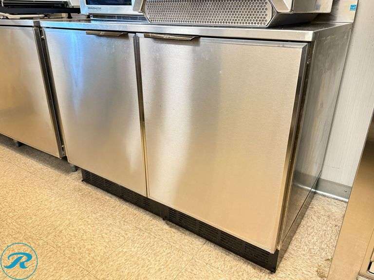Duke RUF 48M 2 Door Undercounter Refrigerator on Casters - Roller Auctions