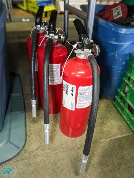 (3) Fire Extinguishers - Roller Auctions