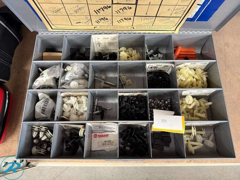 (9) Parts Sorting Bins With Contents - Roller Auctions