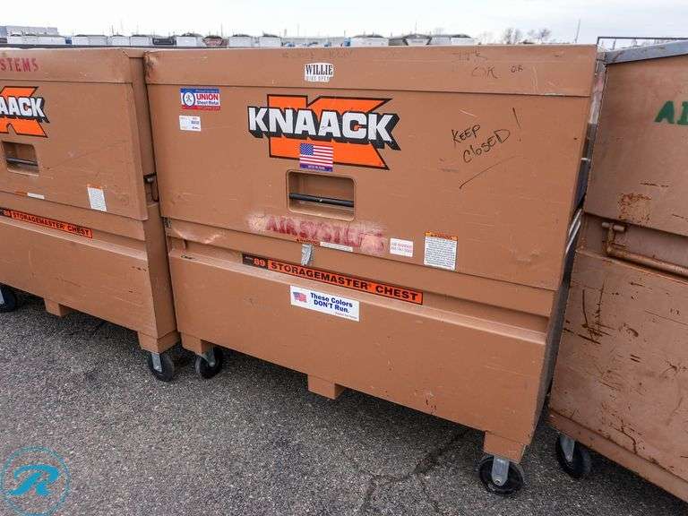 Knaack 89, Storagemaster Chest Job Box On Casters - Roller Auctions