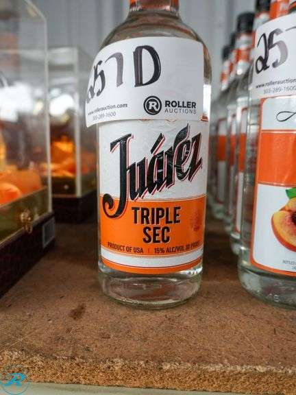(4) 1L Bottles of Juarez Triple Sec Tequila - Roller Auctions