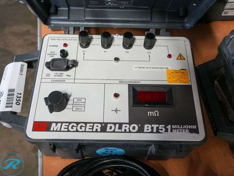 Megger BT51 Digital Milliohm Meter - Roller Auctions