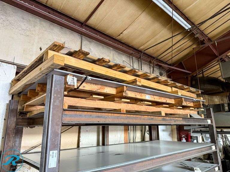 Approximately 15 Sheets of Sheet Metal Inventory, 10' x 5' - Roller ...