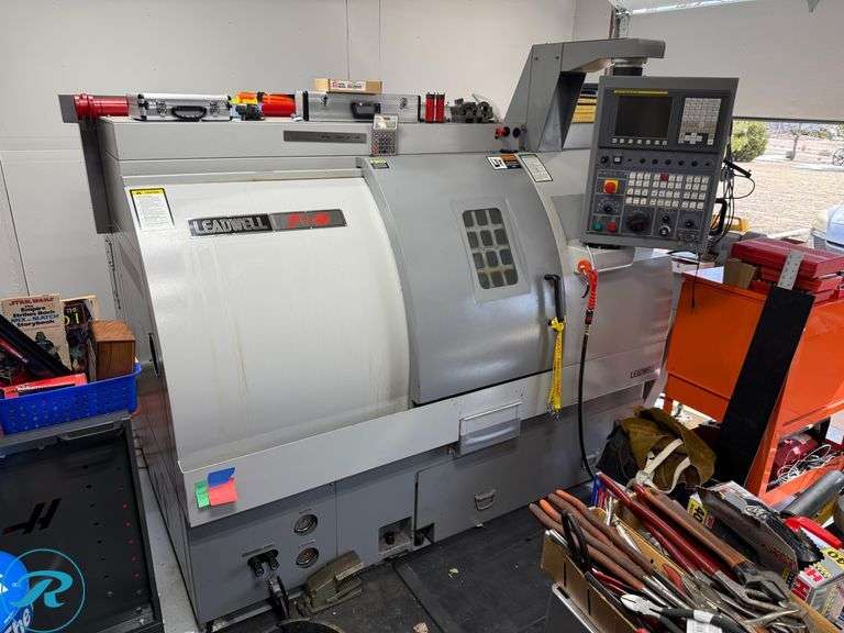 Leadwell T-6 Machining Center, Fanuc Series oi-TC Controls, 12 ATC ...
