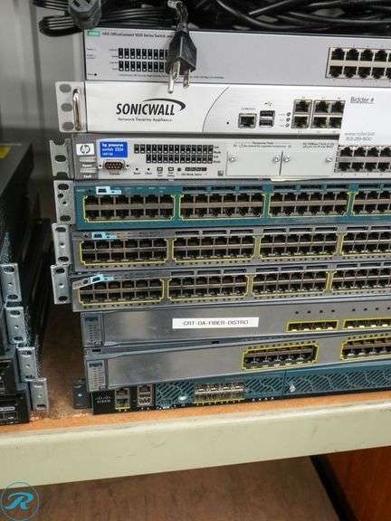 (9) Network Switches: Cisco, HP and Sonic Wall - Roller Auctions