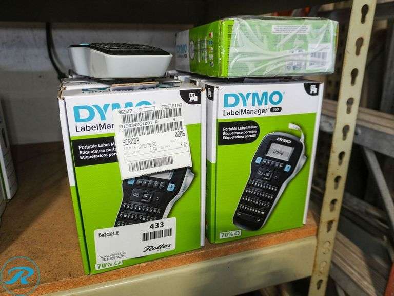 (10), Dymo, LabelManager 160, Portable Label Makers - Roller Auctions
