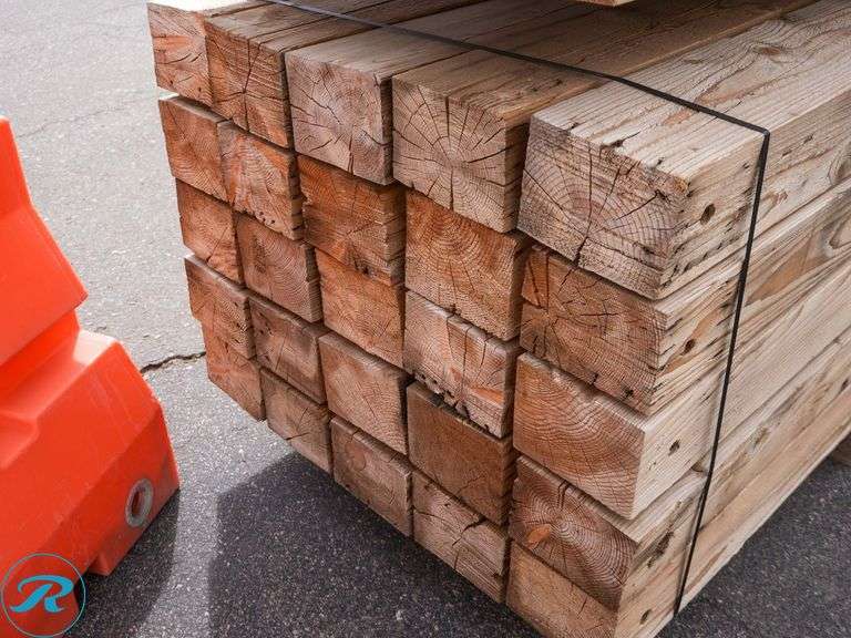 (25) 6" x 8" x 114" Wood Timbers - Roller Auctions