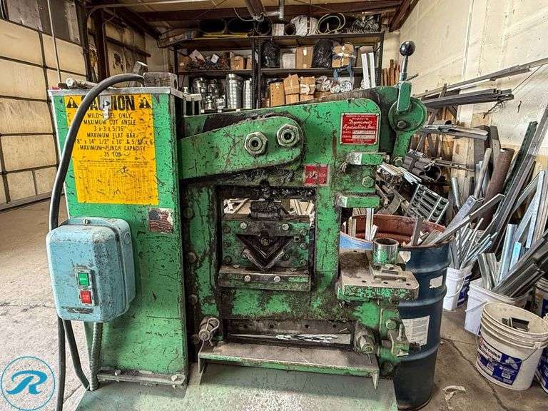 Uni Hydro 35-Ton Mechanical Iron Worker - Roller Auctions