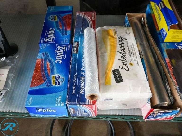 Foil, Parchment Paper, Napkins and Ziploc Bags - Roller Auctions
