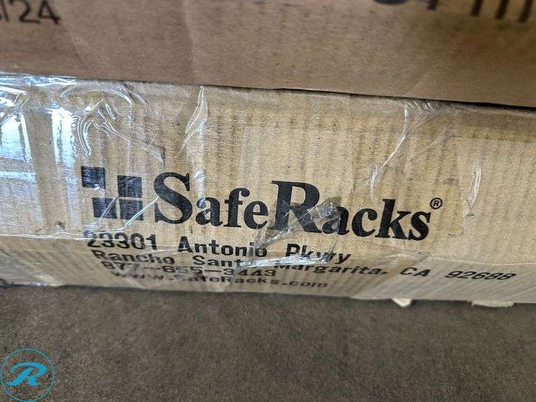 Safe Racks 4-Tier Wire Rack With Casters, 48" x 24" With Box of Alera ...