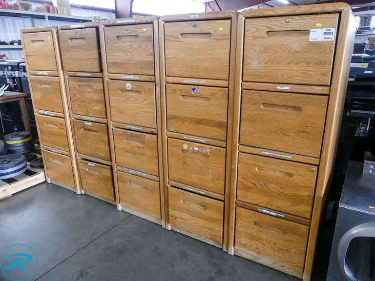 (5) Legal File Cabinets - Roller Auctions