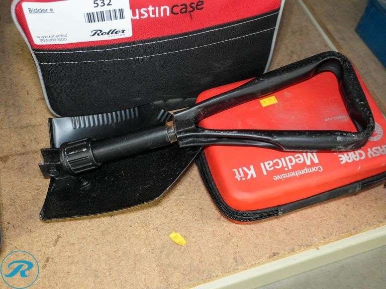 Justin Case Roadside Kit, Trenching Tool and First Aid Kit - Roller ...
