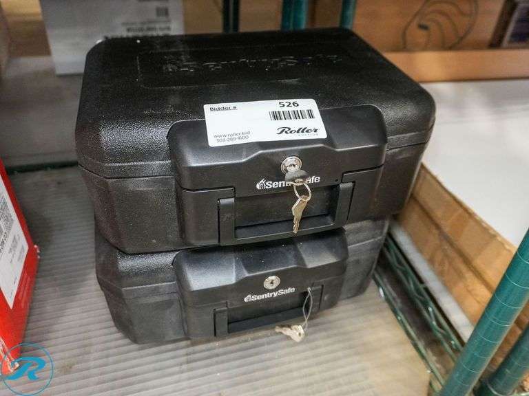 (2) Sentry Safe 1200 Safes - Roller Auctions