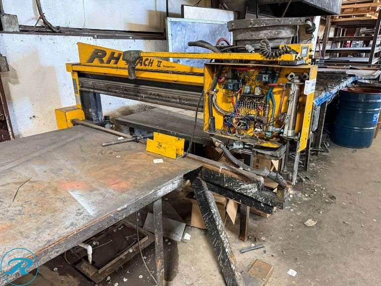 DuroDyne RH Mach II Pinspotting Machine With 4' x 8' Table - Roller ...