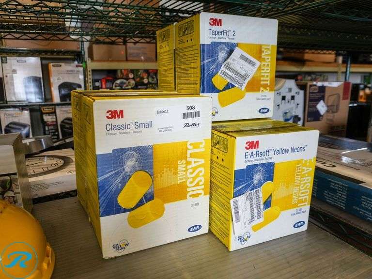 (7) Boxes Of 3M Earplugs - Roller Auctions