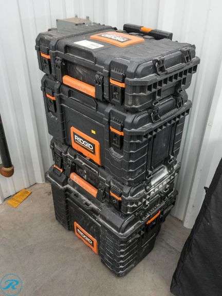 (4) Ridgid Toolboxes - Roller Auctions