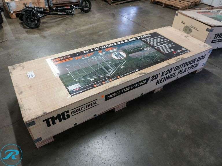 New TMG Industrial TMG-DCP2020 Outdoor Dog Kennel Play Pen, 20' x 20 ...