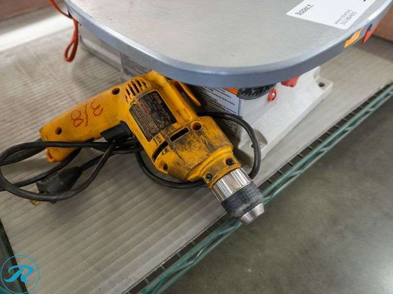 Ridgid Scroll Saw and DeWalt DW106 Drill - Roller Auctions