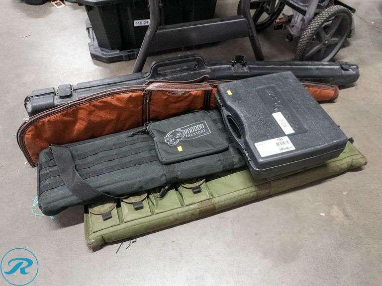 (5) Gun Cases - Roller Auctions