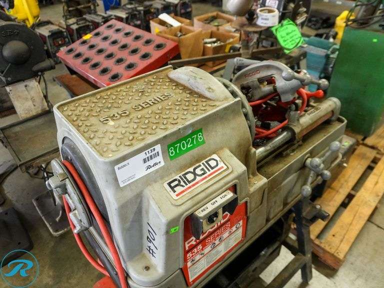 Ridgid 535 Series Manual Threading Machine - Roller Auctions