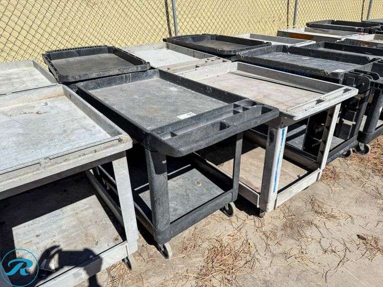 (4) Utility Carts - Roller Auctions