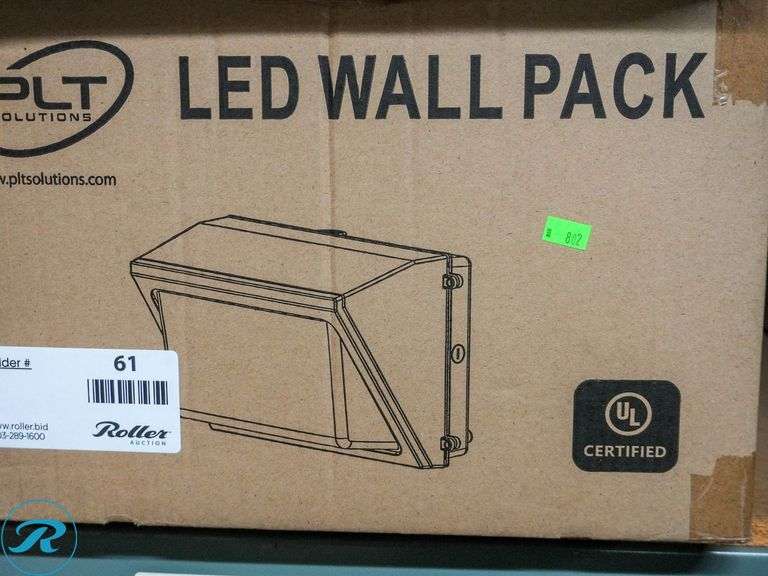 (3) New PLT Solutions PLT-11728 LED Wall Pack Outdoor Light Fixture ...