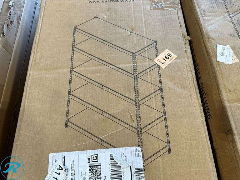 (4) Eagle Industrial LDGS-481872-5TH 4-Tier Garage Shelving Units - Roller Auctions