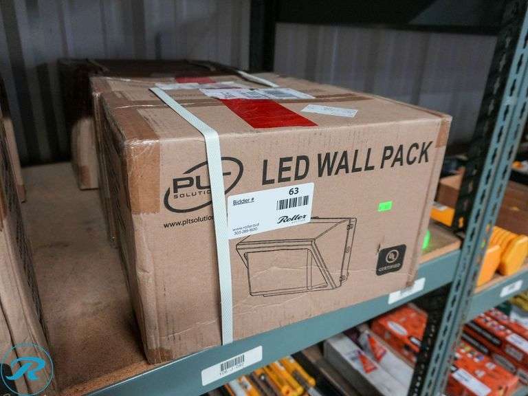 (3) New PLT Solutions PLT-11728 LED Wall Pack Outdoor Light Fixture ...