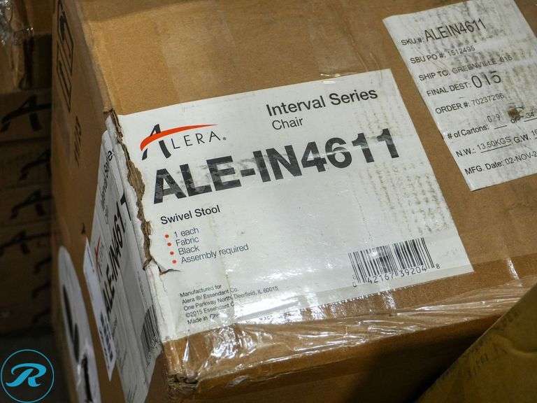 Alera ALE-IN4611 Interval Series Chair - Roller Auctions