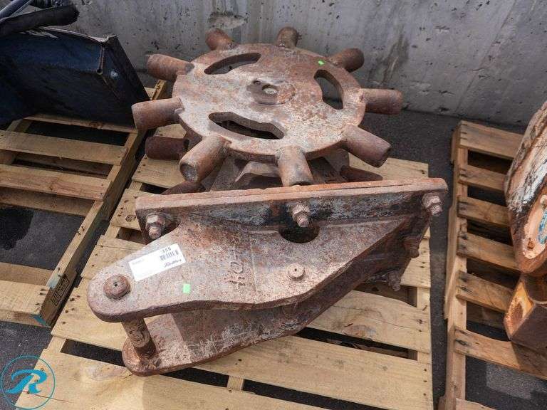 Sheepsfoot Compaction Wheel Attachment To Fit Excavator, 14" - Roller ...