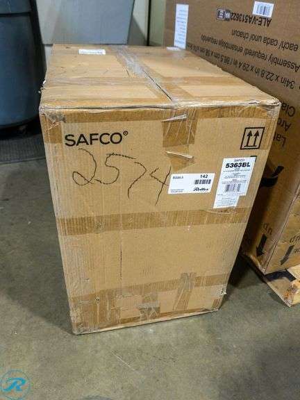 Safco 536361, 24" Legal Size File Tub - Roller Auctions