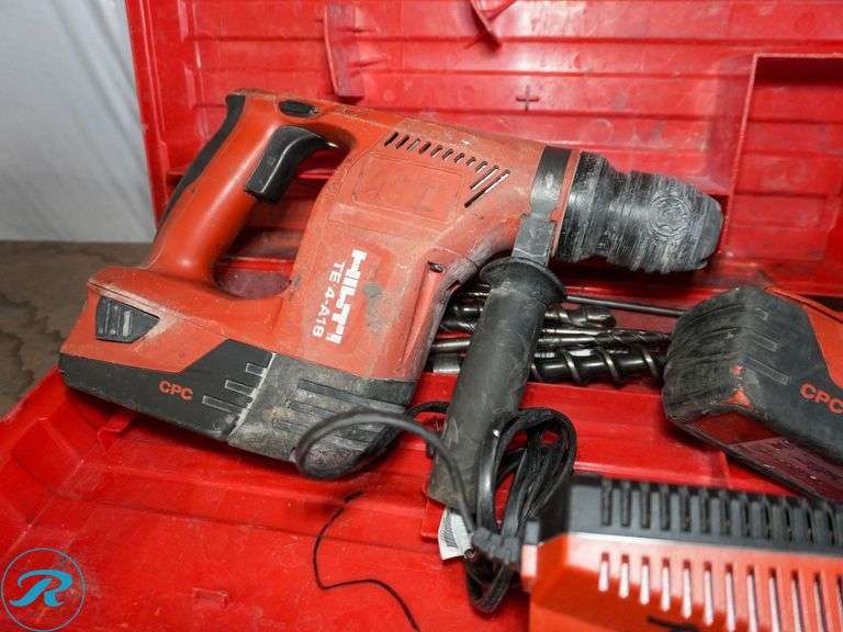 Hilti TE4-A18 cordless Rotary Hammer Drill, Battery and Charger ...
