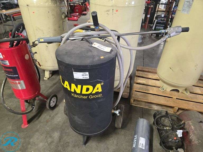 Landa Kärcher Group Sand Blaster with Hoses on Wheels - Roller Auctions