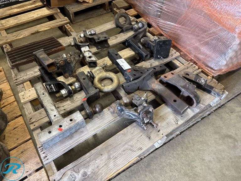 Assorted Steel Trailer Hitches and Coupling Components - Roller Auctions