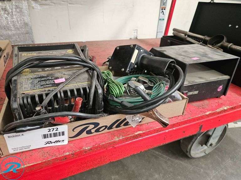 Battery Charger, 6/12V Battery Tester, and Comm Series Device - Roller ...