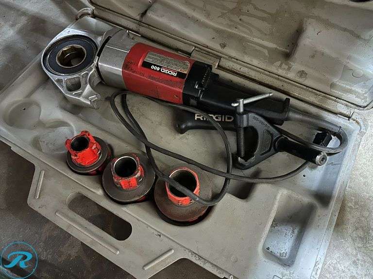 Ridgid 600 Electric Pipe Threader - Roller Auctions